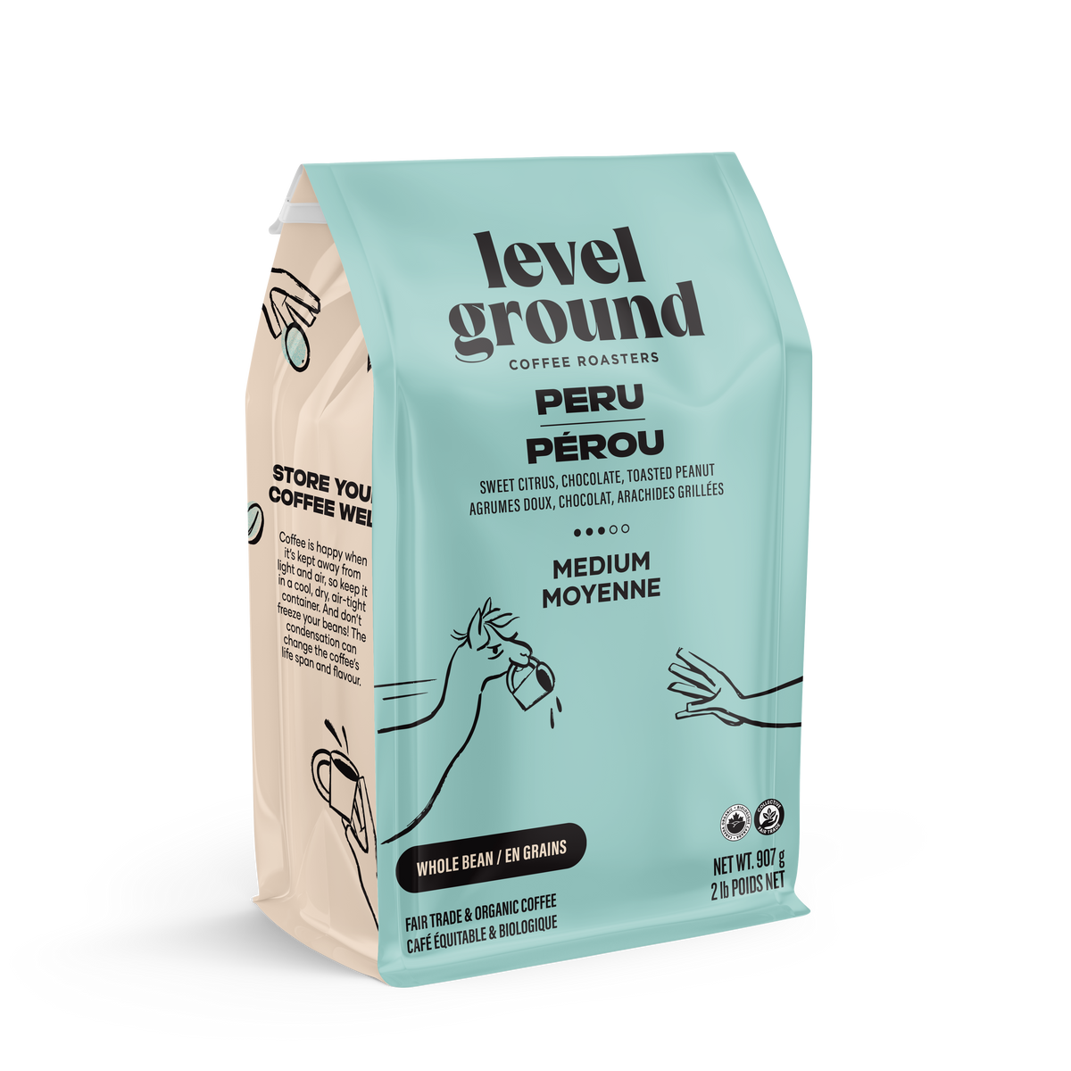 Peru Fair Trade Coffee - Single Origin | Level Ground Trading – Level ...