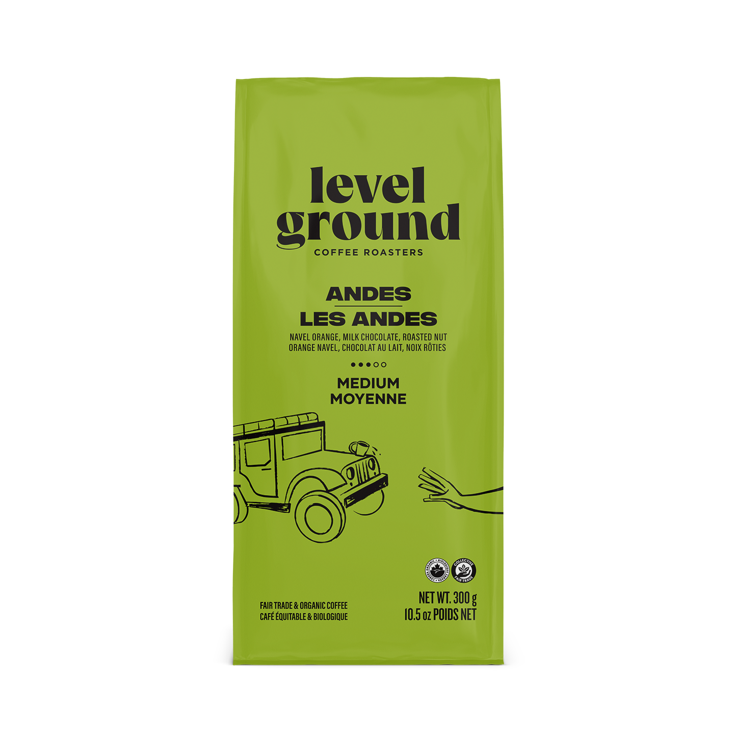 Medium Roast Fair Trade Coffee | Level Ground - Gourmet Coffee – Level ...