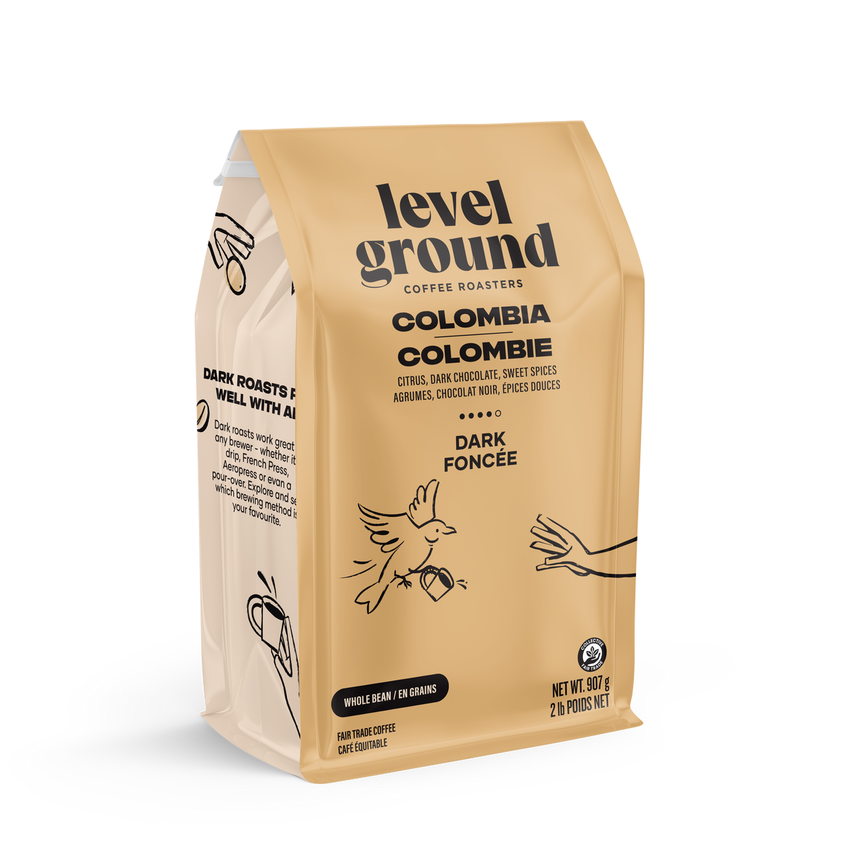 Colombia Fair Trade Coffee - Single Origin | Level Ground Trading ...