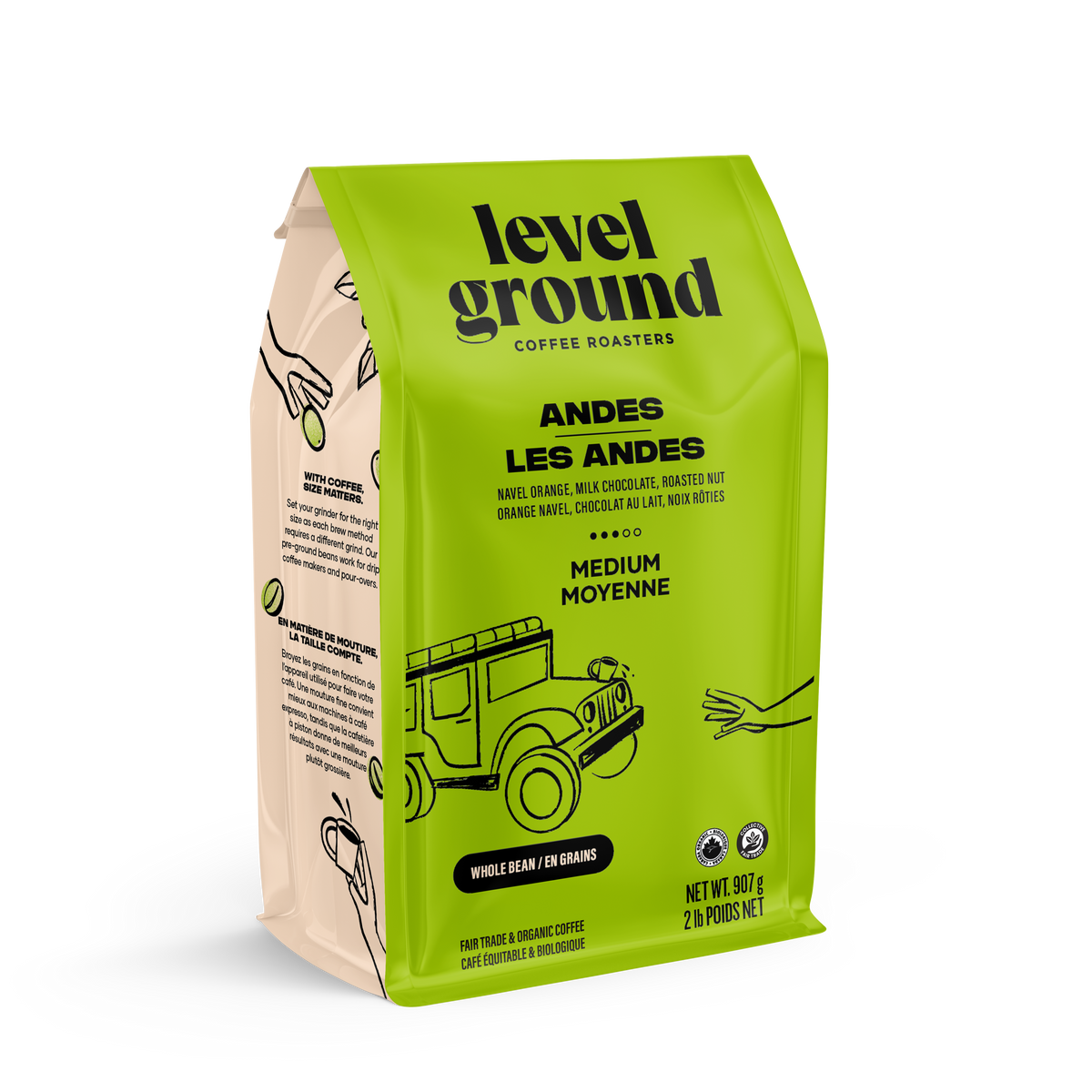 Andes Fair Trade Coffee | Level Ground Trading – Level Ground Coffee ...